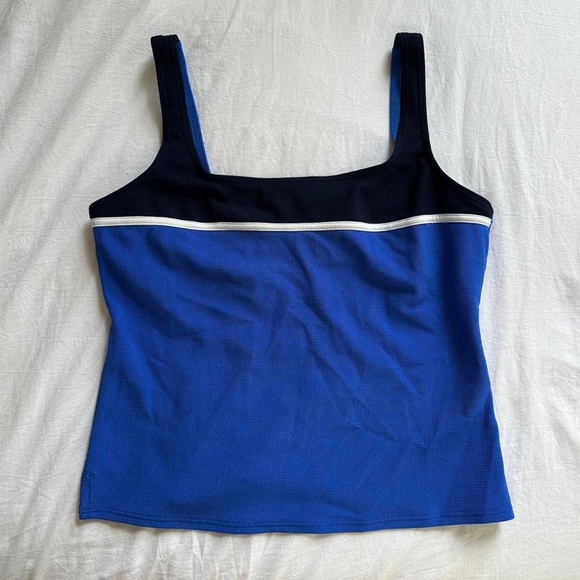 Vintage | Tops | 9s Tank Swimsuit Bikini Xl | Poshmark